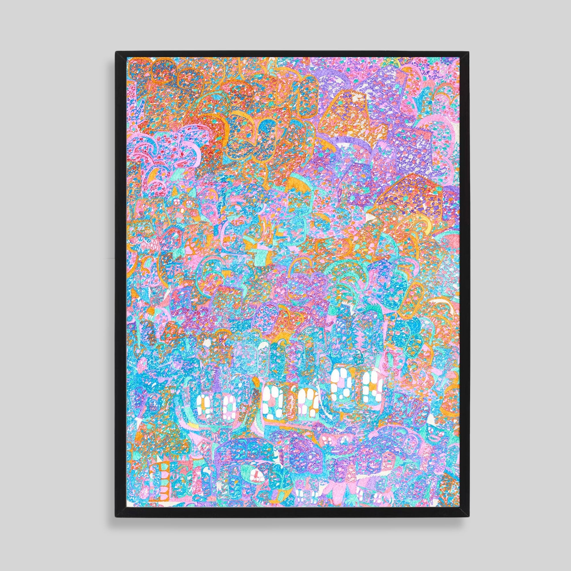 "McQueen Stag Beetle Map" original artwork – HERALBONY